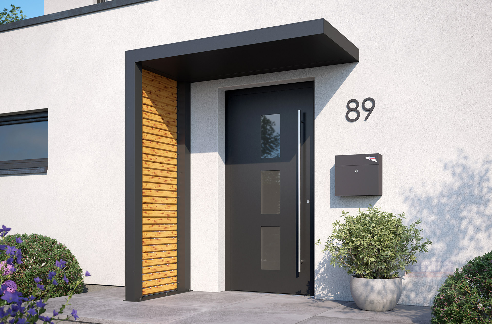 REXOstep® Kellerabgangsüberdachung mit Stegplatten ...