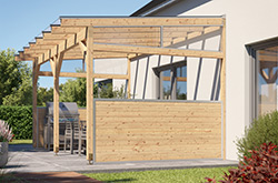 REXOstep® Kellerabgangsüberdachung mit Stegplatten ...