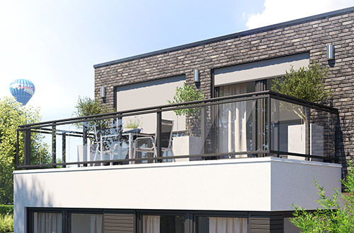 REXOstep® Kellerabgangsüberdachung mit Stegplatten ...